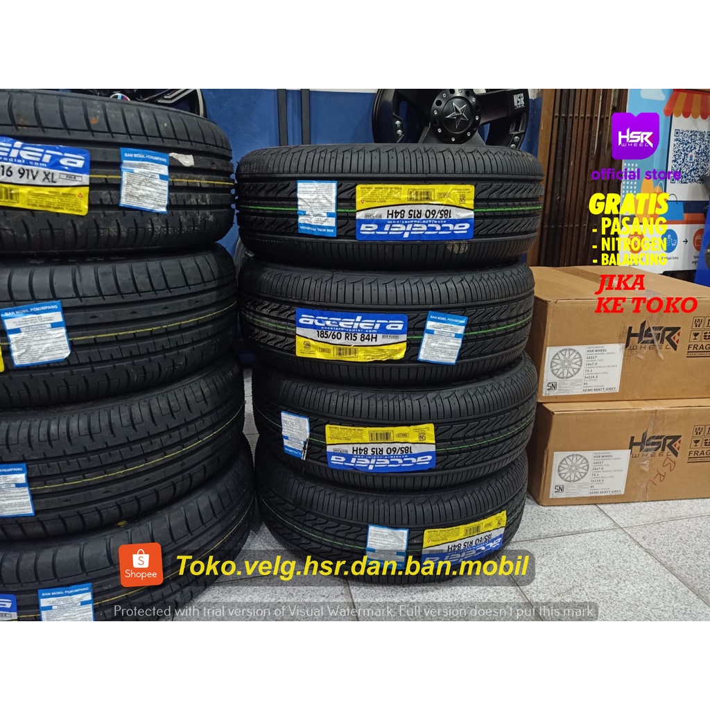 Jual BAN MOBIL 185 60 R15 BAN TUBLES RING 15 ACCELERA 185 60 R15 ...