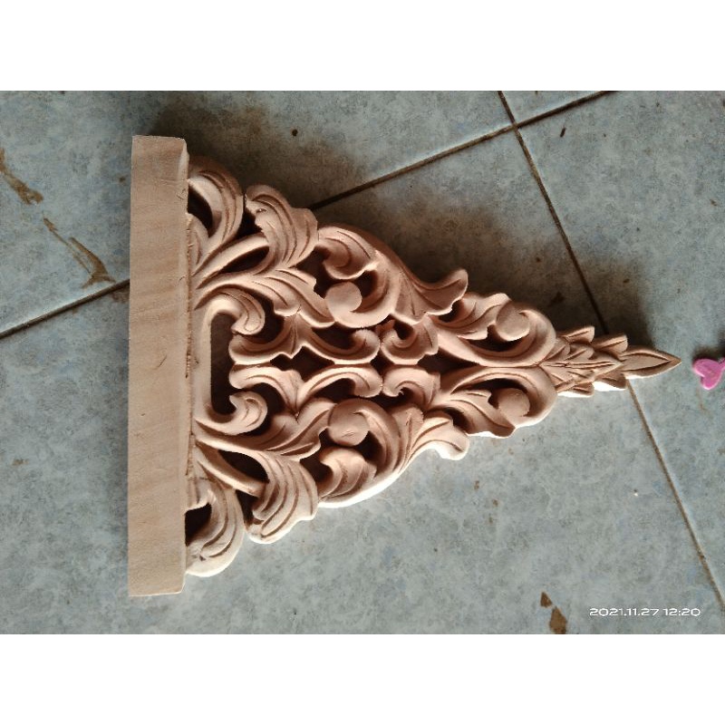 Jual Ukir Tempel Tiang Soko Ukiran Jendela Kayu Mahoni | Shopee Indonesia