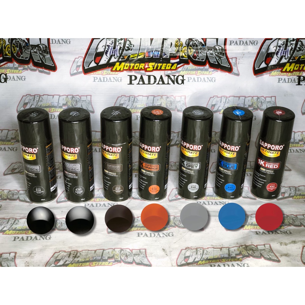 Jual CAT SEMPROT SAPPORO ULTIMATE DASHBOARD 400ML K36 K36T K37T K38T K40T K41T K42T | Shopee ...