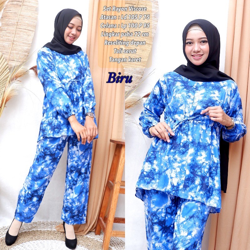 Jual Standar set tie dye Ld105 P75 , Lp100 P95 Fardha | Shopee Indonesia