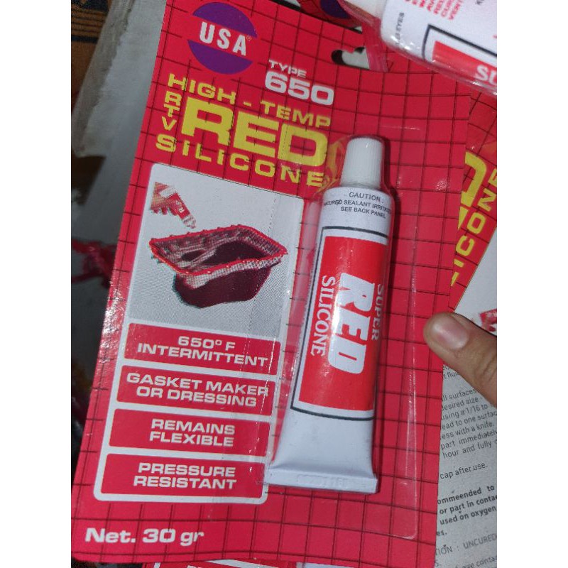 Jual LEM PACKING PAKING RED SILICON | Shopee Indonesia