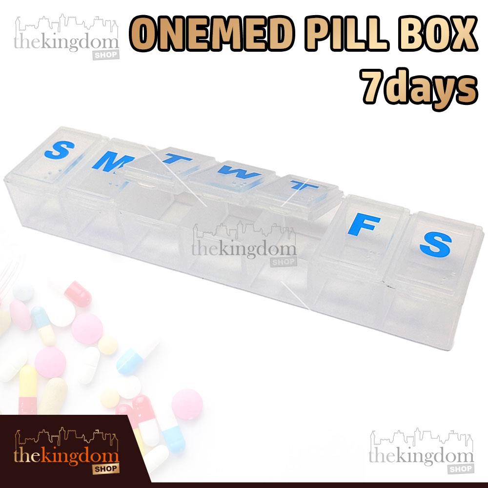 Jual Onemed Pill Box 7 Day Kotak Tempat Penyimpanan Obat 7 Hari ...