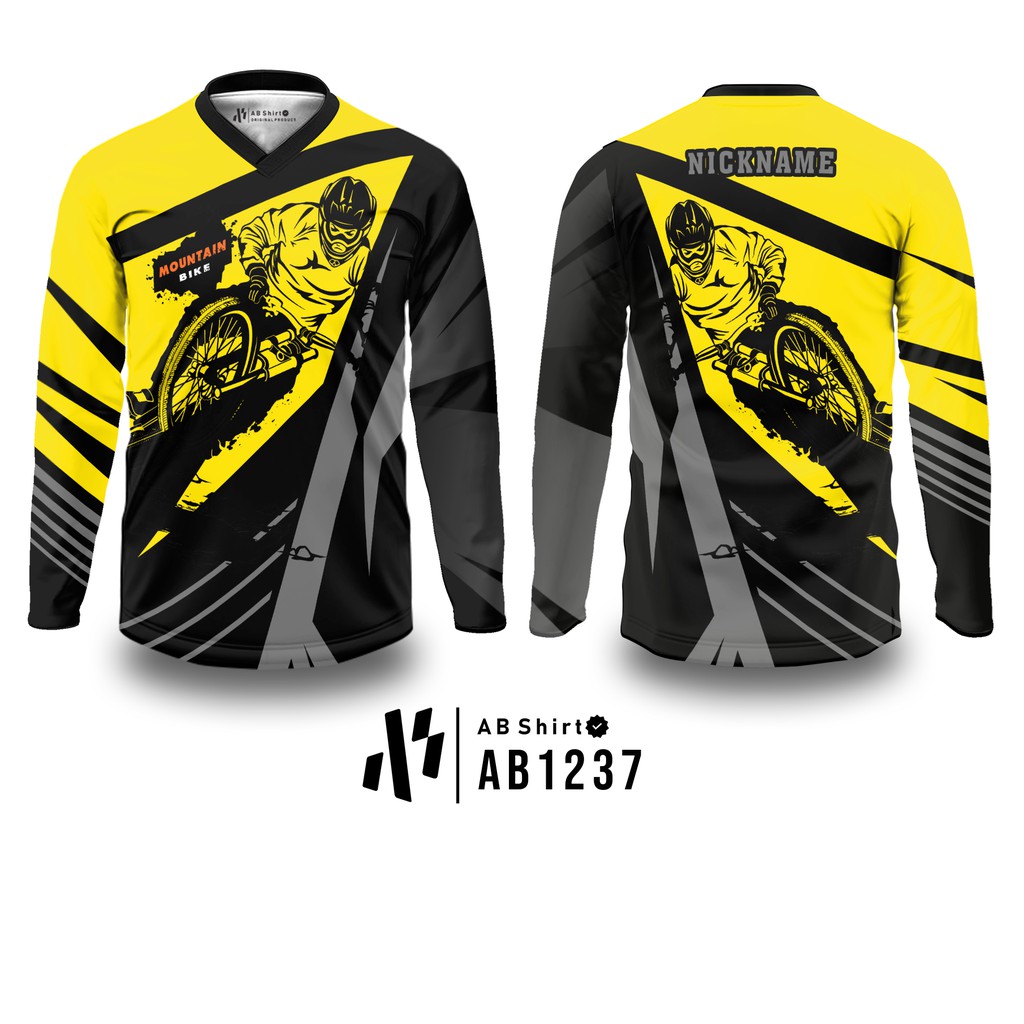 Jual JERSEY SEPEDA MTB JUMP CUSTOM | Shopee Indonesia