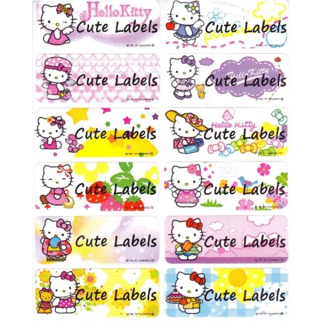 Jual Label nama Hello Kitty | Shopee Indonesia