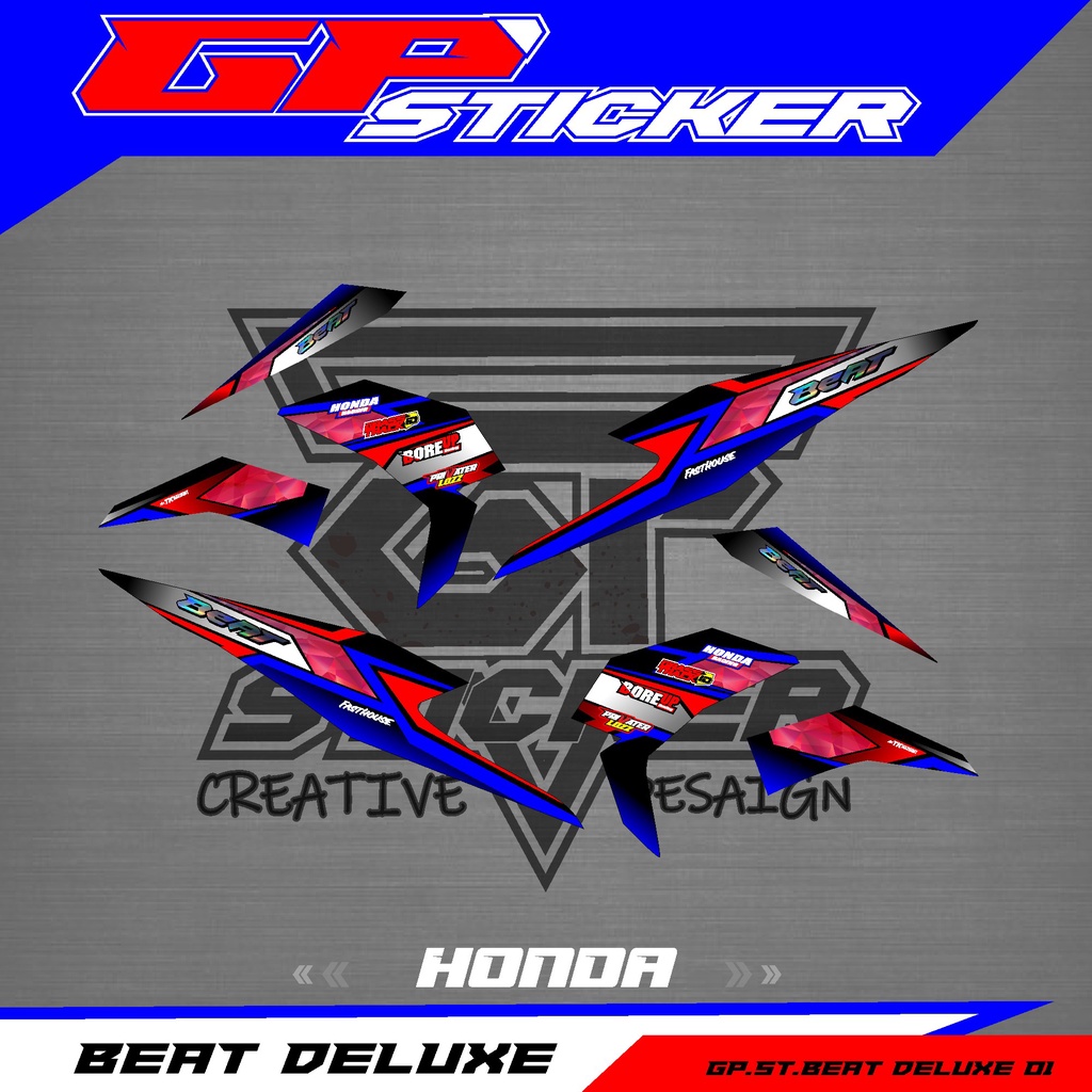 Jual Stiker Striping Beat Deluxe 2020 / Beat Street / Variasi List ...