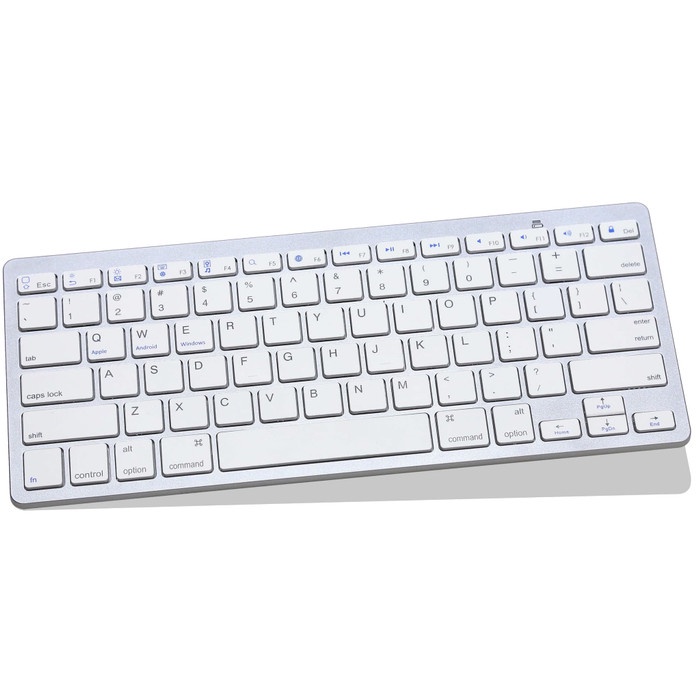 Jual Bluetooth Wireless Keyboard WB8022 Weibo - Putih | Shopee Indonesia