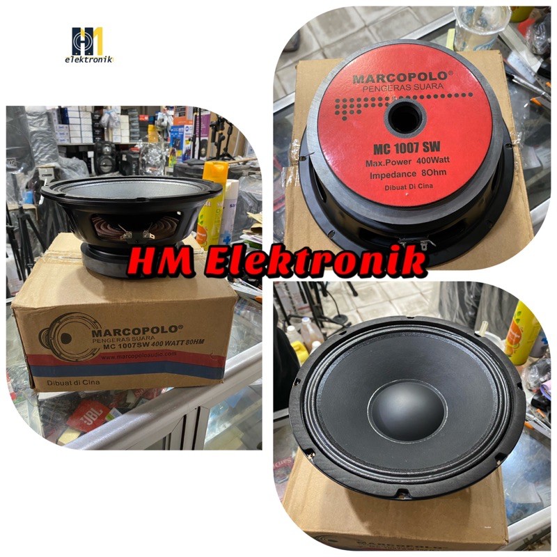 Jual Speaker Marcopolo Mc 1007 10 inch 400W | Shopee Indonesia