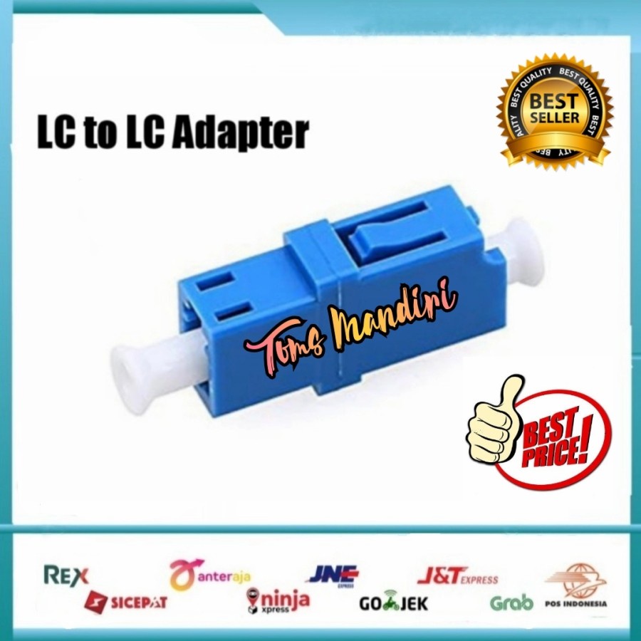 Jual LC - LC Single mode Simplex Coupler fiber optic Adapter Connector ...