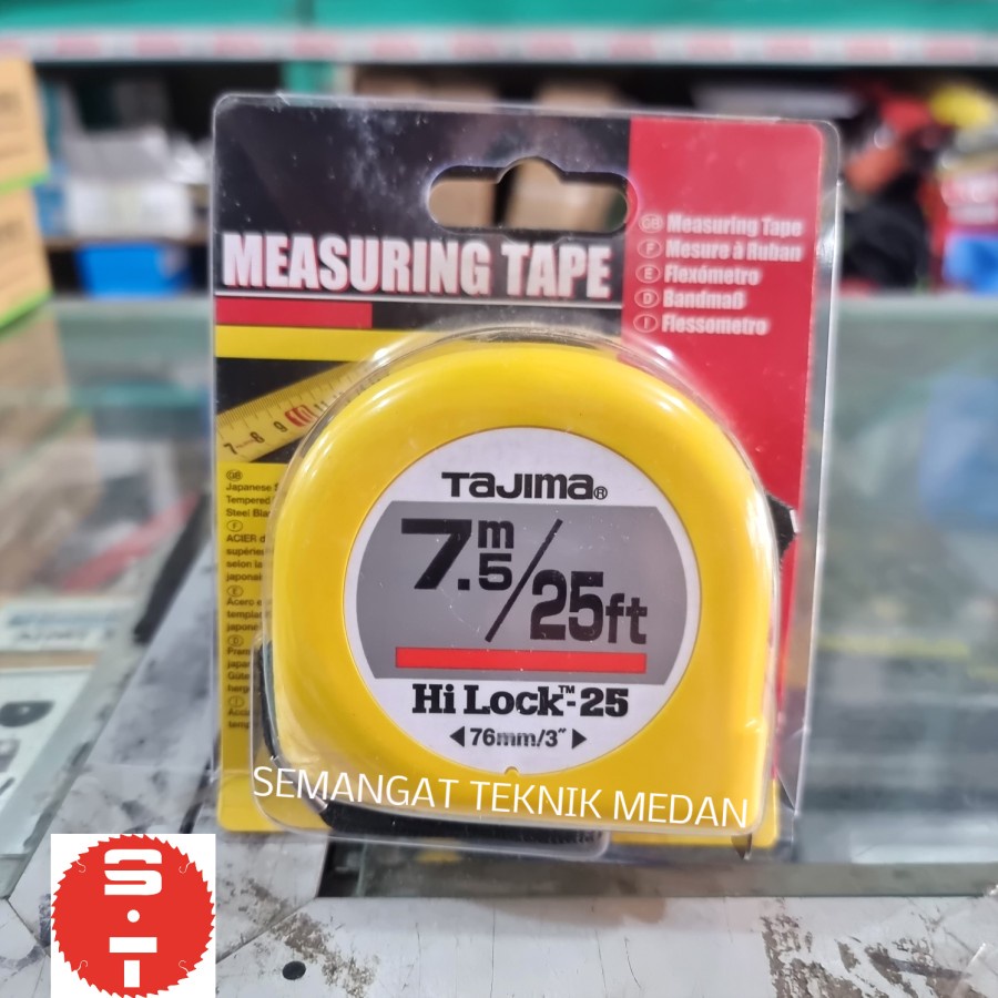 Jual 7,5 7.5 M METERAN MEASUREMENT TAPE METER 7,5M 7.5M TAJIMA JEPANG JAPAN | Shopee Indonesia