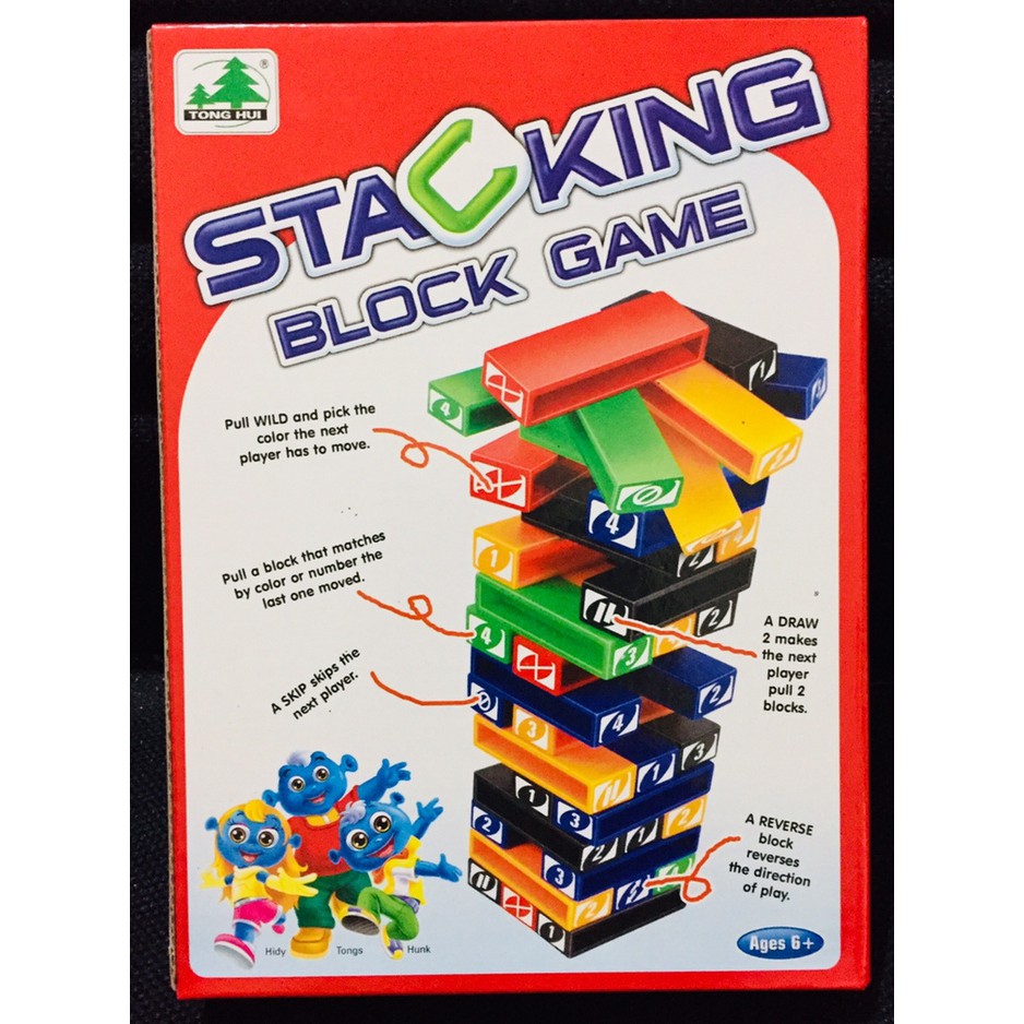 Jual MAINAN STACKING BLOCK GAME BALOK SUSUN GAMES EDUKASI BUKAN UNO ...