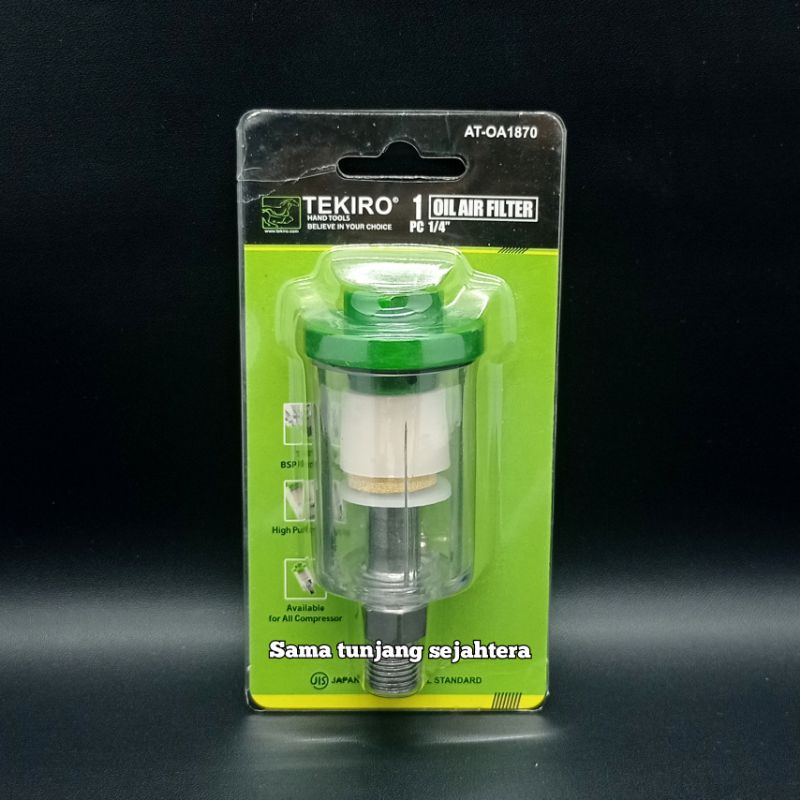 Jual TEKIRO OIL AIR FILTER 1/4" SPRAY GUN WATER SEPARATOR UDARA ...
