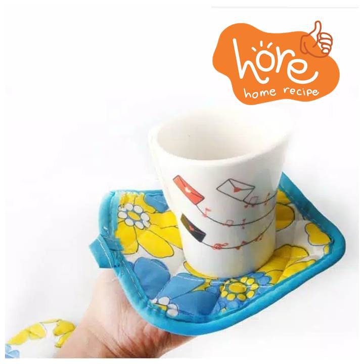 Jual Coaster Mug Gelas / Tatakan Bahan Kain | Shopee Indonesia