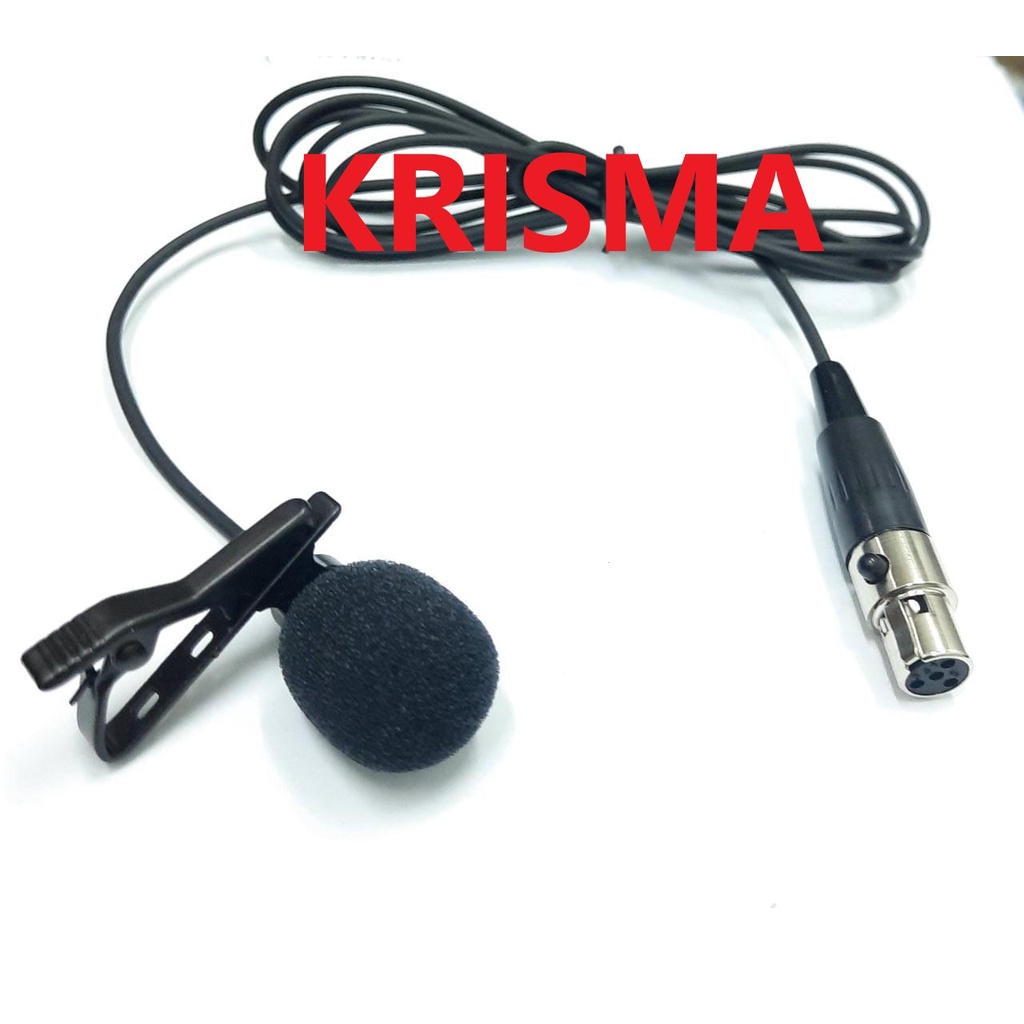 Jual Microphone / Clip on for shure 4 pin SVX 14 CVL AD-03 | Shopee ...
