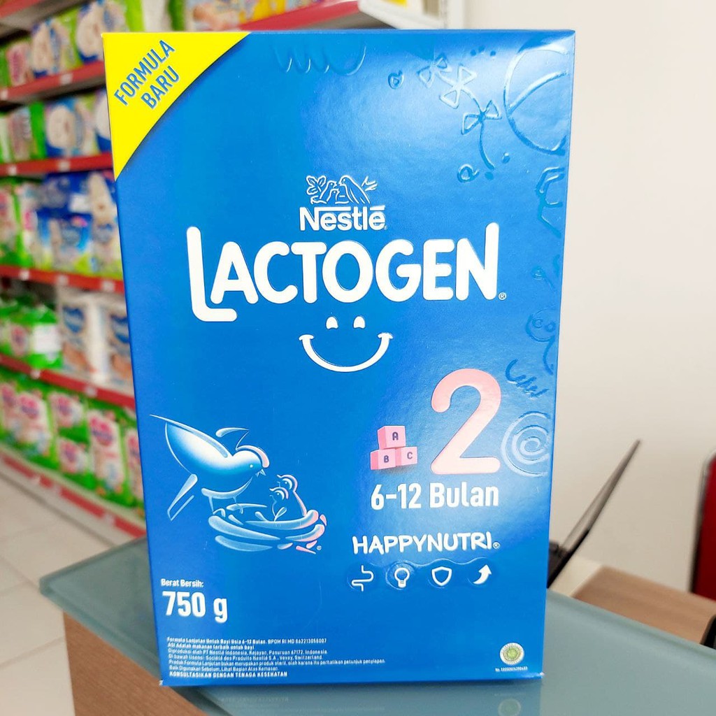 Jual SUSU FORMULA BAYI NESTLE LACTOGEN 2 ,6-12 BLN (735GR) | Shopee ...