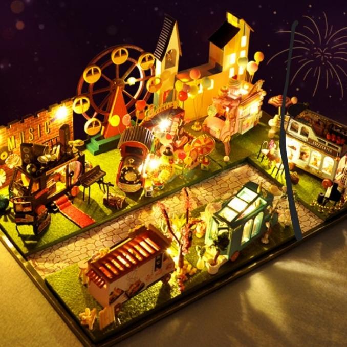 Jual Diy Miniatur Dollhouse Car Market/Rumah Boneka Miniatur | Shopee ...