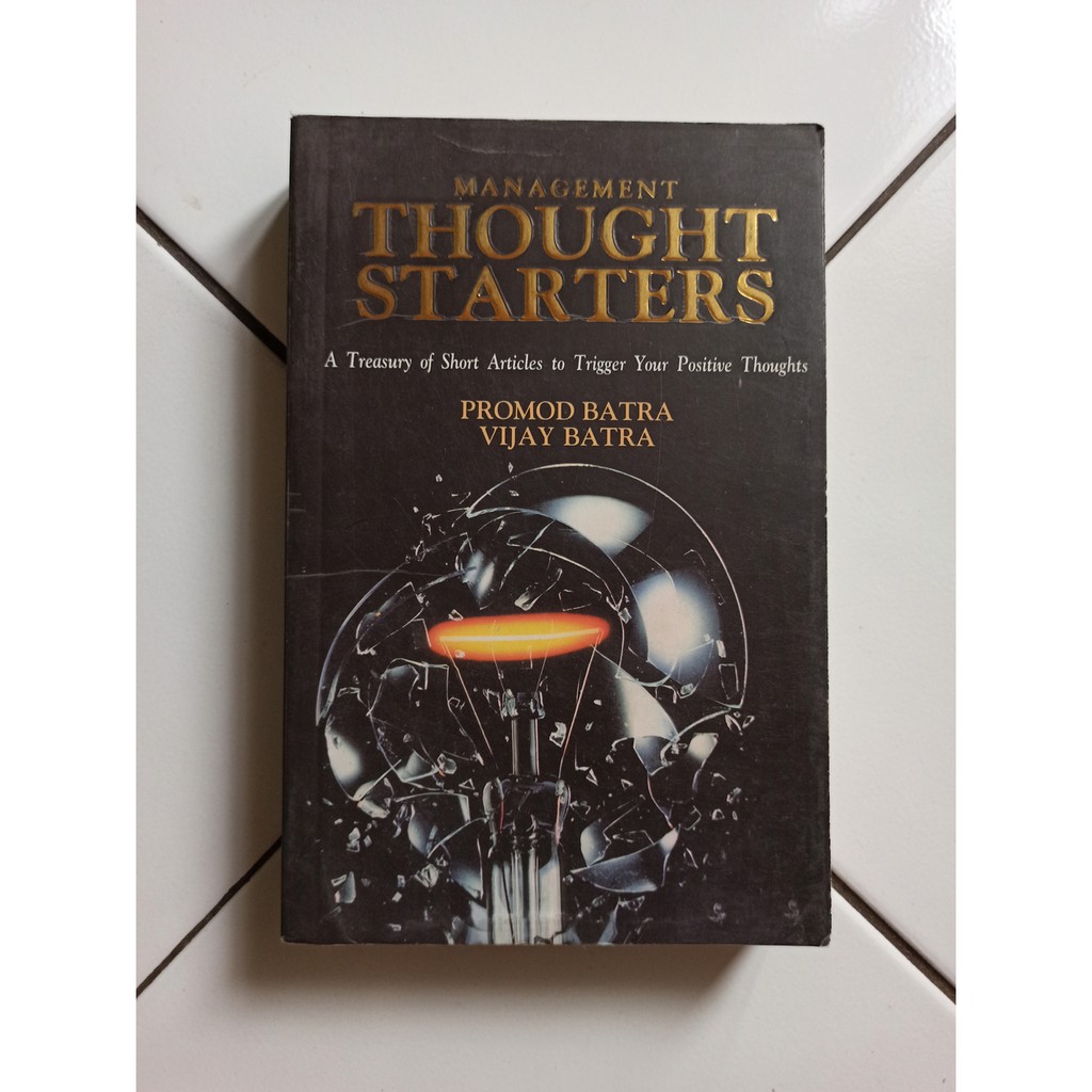 Jual Buku Import Management Thought Starters by Promod Batra | Shopee Indonesia