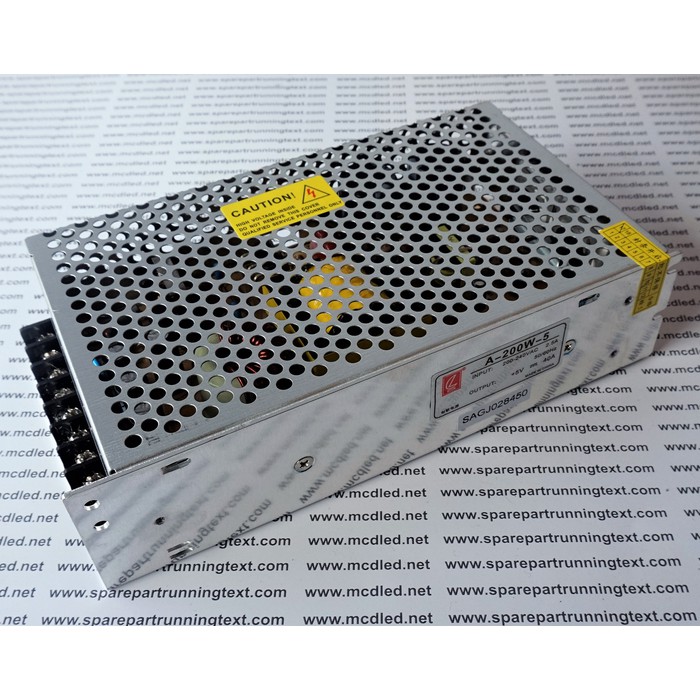 Jual POWER SUPPLY RUNNING TEXT 5 Volt - 40 Amper CZCL | Shopee Indonesia