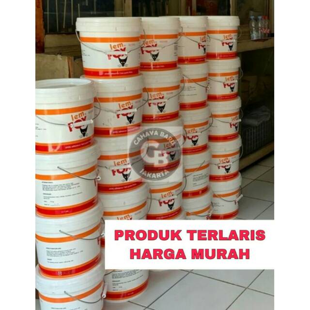 Jual Lem fox putih/Lem putih PVAc merk FOX ukuran 10kg | Shopee Indonesia