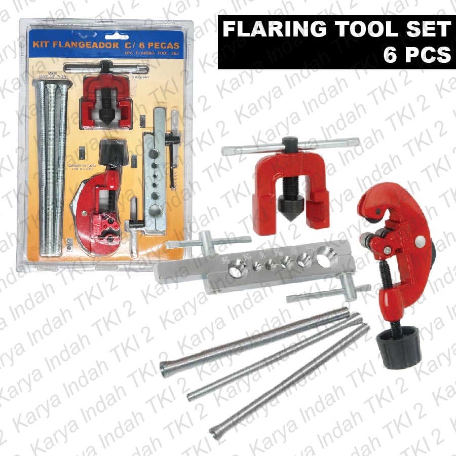 Jual Flaring Cutting And Swaging Tool Set 6 PCS Alat Pasang Pipa ...