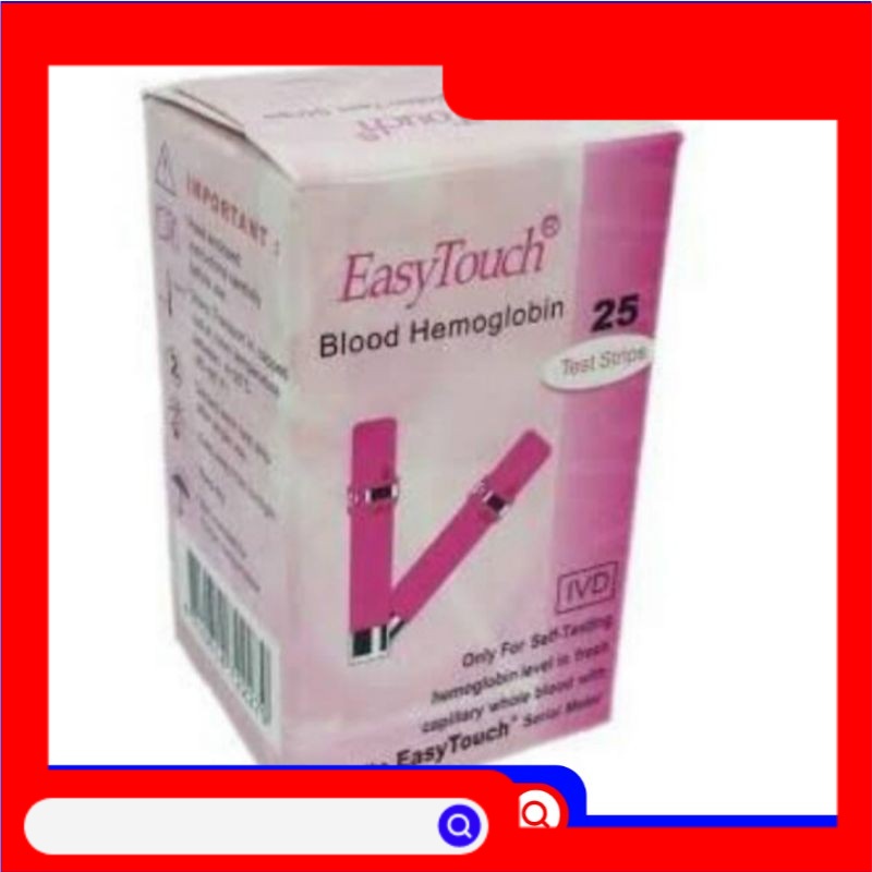 Jual Strip Haemoglobin merk Easytouch metroalkes_bandung | Shopee Indonesia