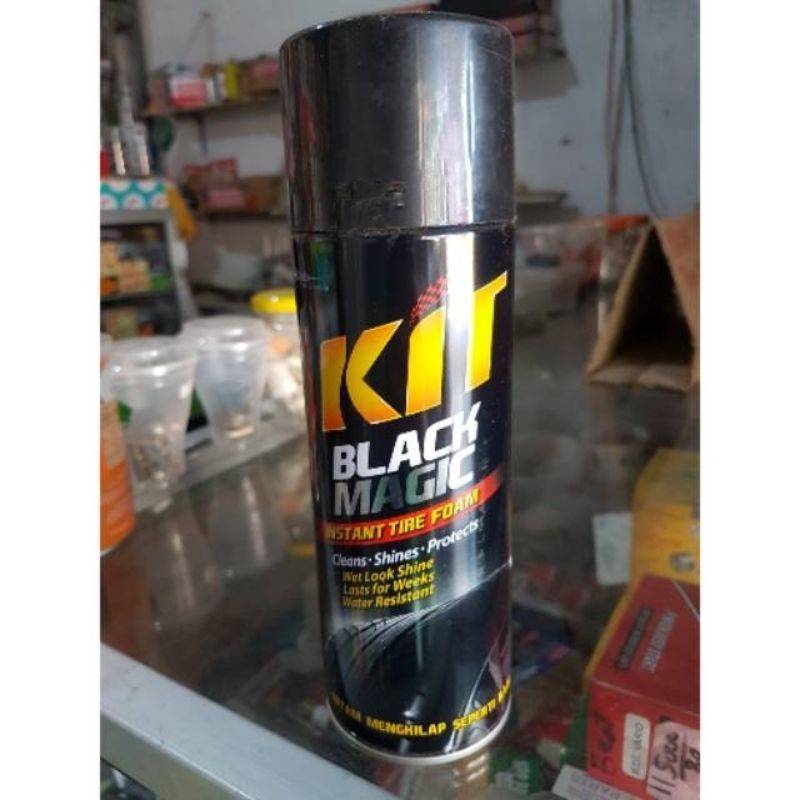Jual Kit Black Magic Instant Tire Foam ori 400ml spray | Shopee Indonesia