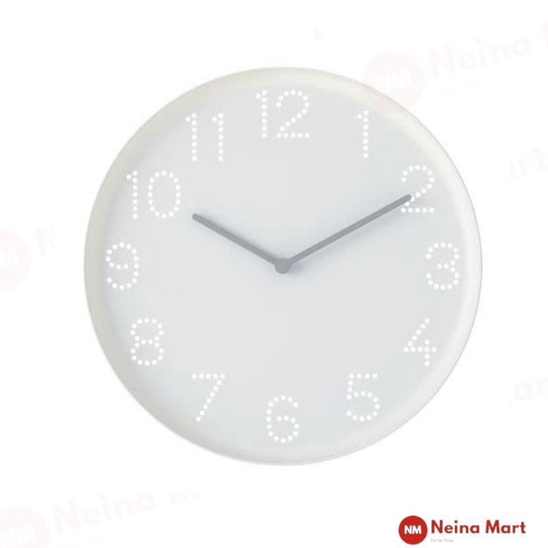 Jual Jam Dinding / Jam Dinding Minimalis / Jam Dinding Putih / Diameter ...