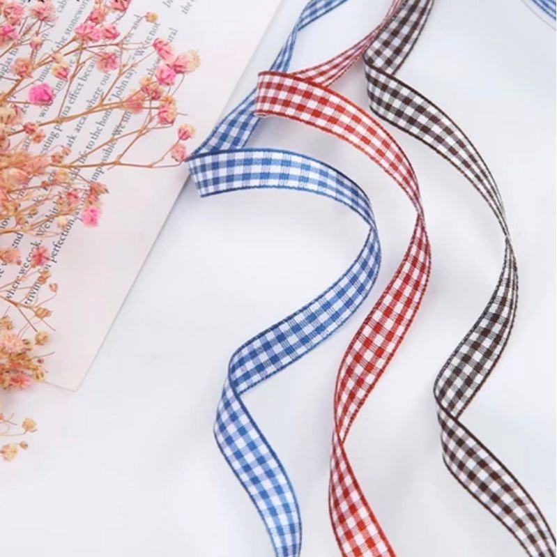 Jual PITA MOTIF KOTAK 1CM X 20 YARDS PER ROLL | Shopee Indonesia
