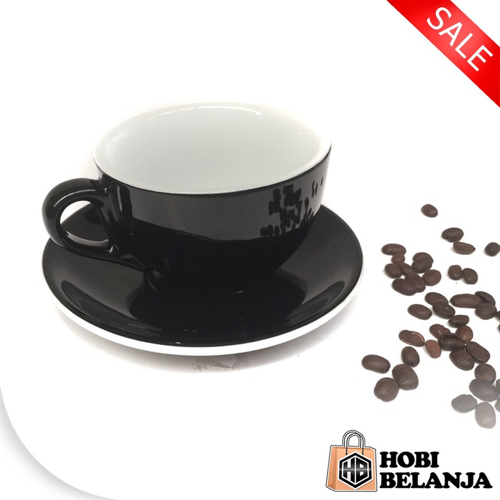 Jual Gelas Cantik Untuk Espresso Dan Late ART Merah, Kuning, Hitam ...