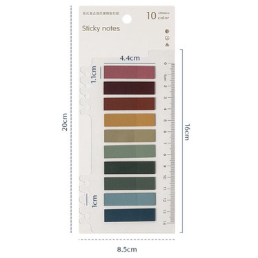 Jual LovelyCraftStore | A01 ~ Macaroon Index Sticky Notes for Books ...