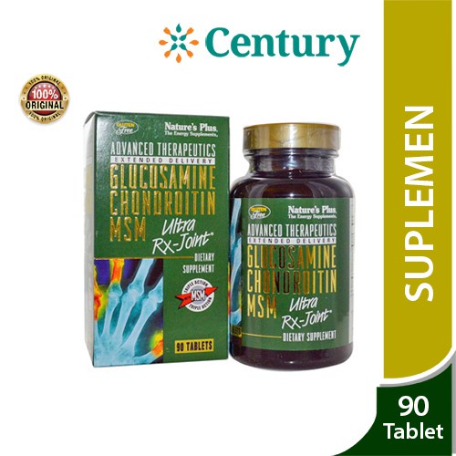 Jual Nature's Plus Ultra Rx Joint W/MSM 90 Kapsul/Suplemen Sendi dan ...