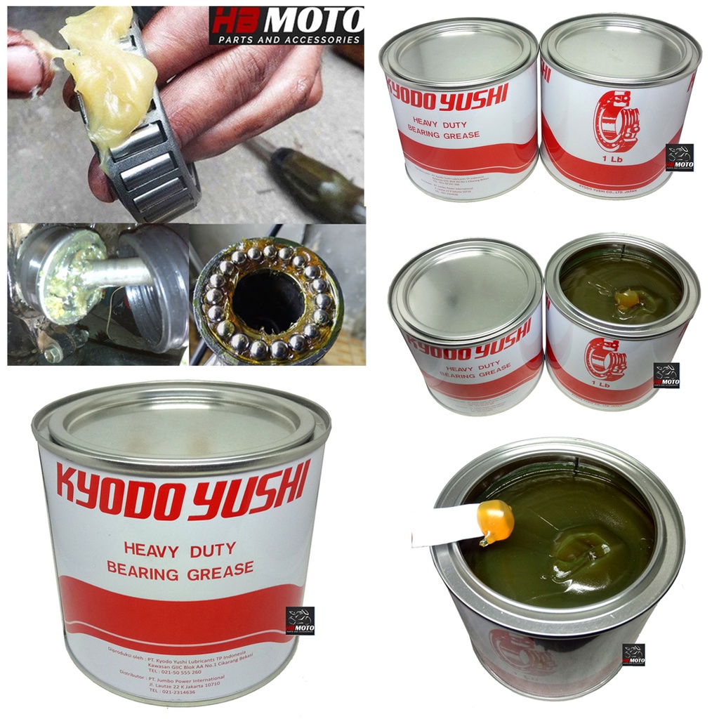 Jual Minyak Gemuk KYODO YUSHI Heavy Duty Bearing Grease 1 LB = 450 Gram ...