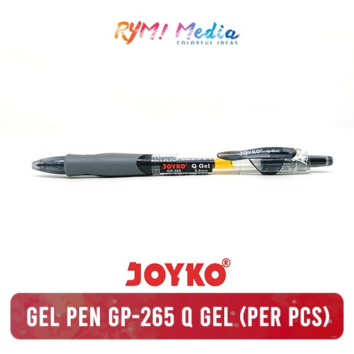 Jual JOYKO Gel Pen / Pulpen Gel Hitam / Pena GP-265 / Q Gel / 0.5 mm 1 Pcs | Shopee Indonesia