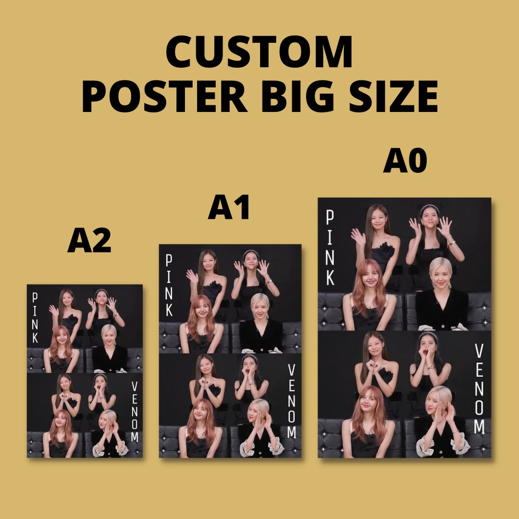 Jual [A2 BIG SIZE] CETAK POSTER BIG SIZE CUSTOM MURAH SESUAI DESAIN | Shopee Indonesia