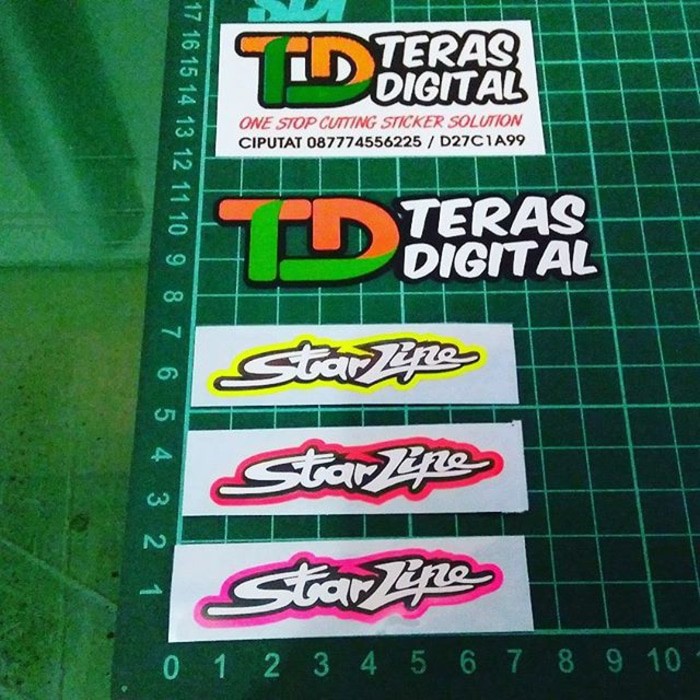 Jual Cutting Sticker Helm Starline outline | Shopee Indonesia