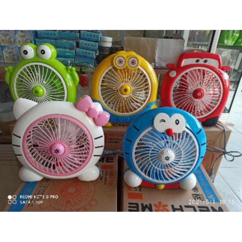 Jual KIPAS ANGIN KARAKTER BF08 MEJA UKURAN 8 INCH kipas duduk lucu ...