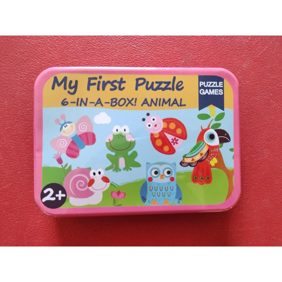 Jual my first puzzle 6 in a box (Animal) | Shopee Indonesia