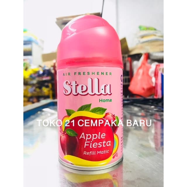 Jual Stella Refill Matic Spray APPLE FIESTA 1 KALENG | Pengharum ...