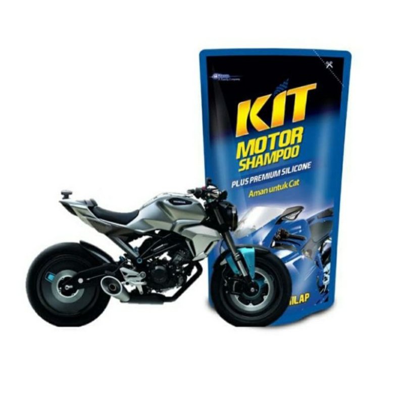 Jual Kit Motor Shampoo pouch 200ml (biru) | Shopee Indonesia