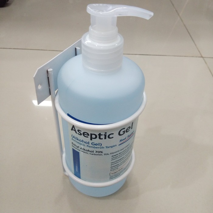 Jual Bracket Handsanitizer 500 ML Gantungan Botol Antiseptik | Bracket ...