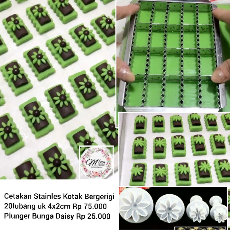 Jual Cetakan /Cutter Stainles kue Kering kastengel, putri salju, kacang ...