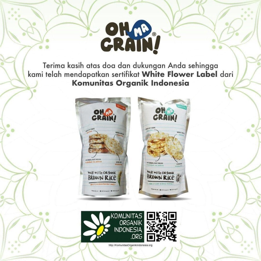 Jual Oh My Grain / Keripik Beras Organik / Organic Rice Crackers ...