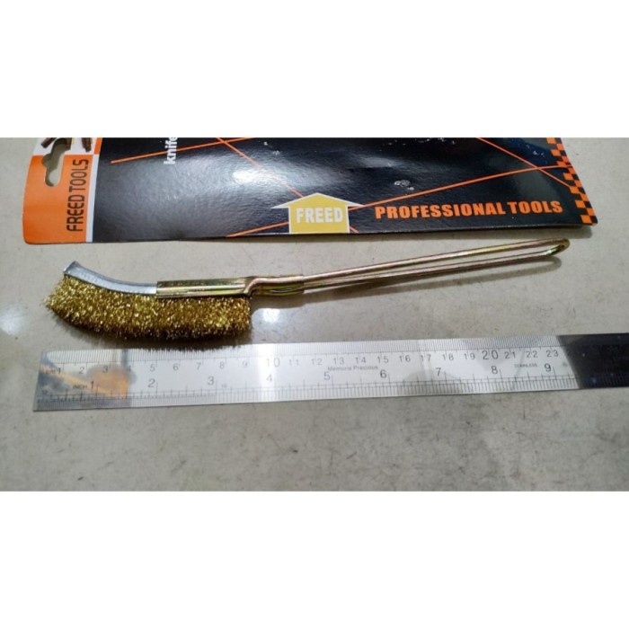 Jual FREED MODEL GAGANG KUNINGAN Sikat kawat besi bengkok parang 10 ...