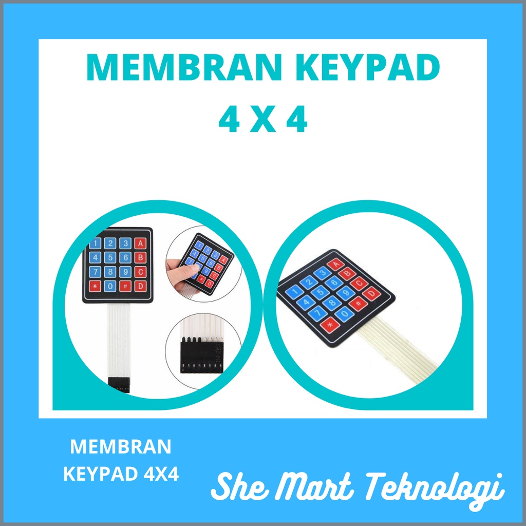 Jual Membran Keypad Tombol Matrix 4x4 | Shopee Indonesia Jual Membran Keypad Tombol Matrix 4x4 | Shopee Indonesia