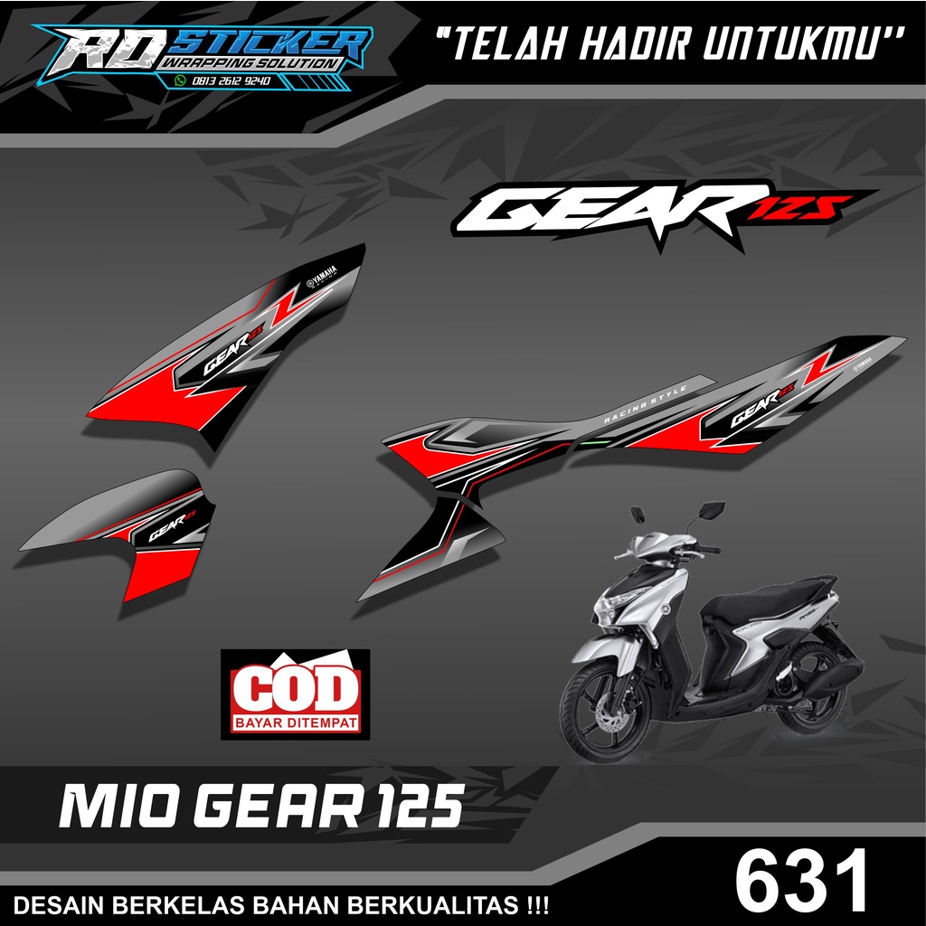 Jual striping mio gear 125 - striping mio gear variasi - Striping ...