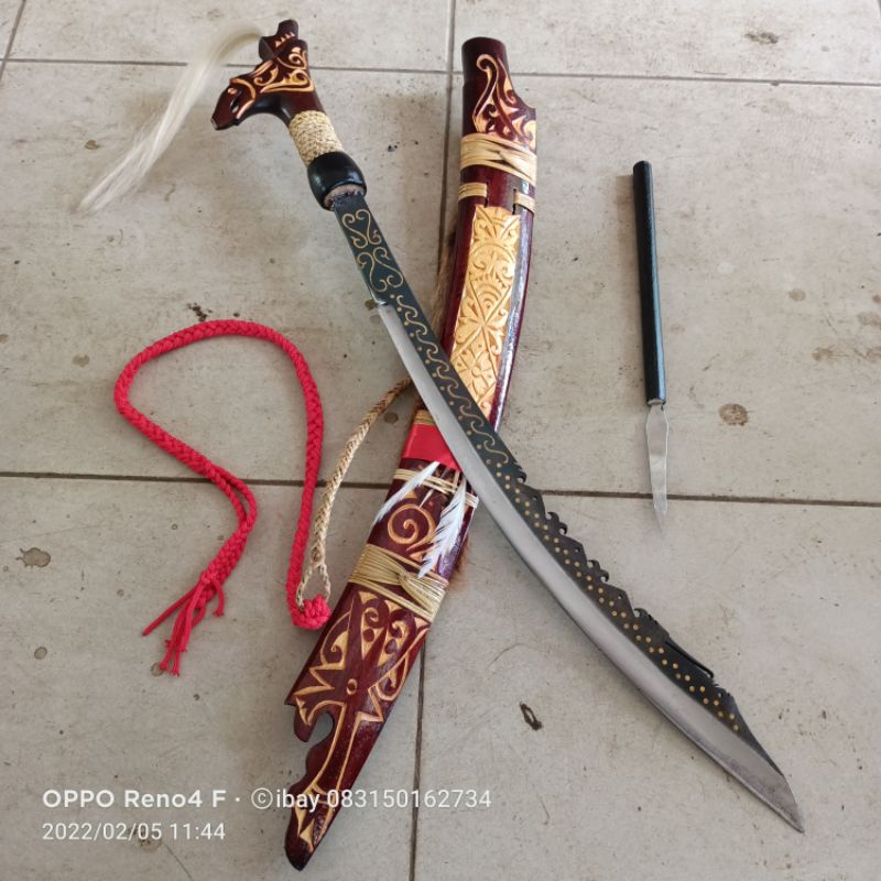 Jual mandau dayak khas kalimantan. Motif Jimpul | Shopee Indonesia