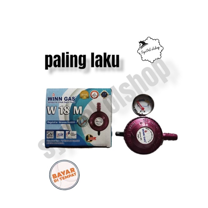 Jual regulator gas winn w 18 meter low pressure | Shopee Indonesia