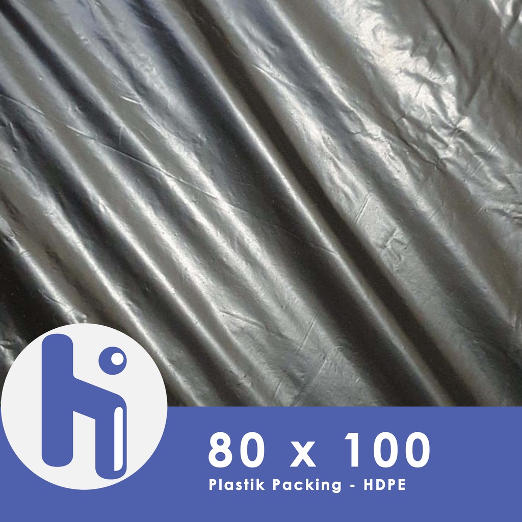 Jual Kantong Sampah Plastik Trash Bag 80x100 cm Hitam | HI Plast Trash ...