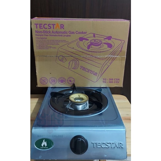 Jual Kompor Tecstar 1 Tungku Stailess TG-388 CSV | Shopee Indonesia