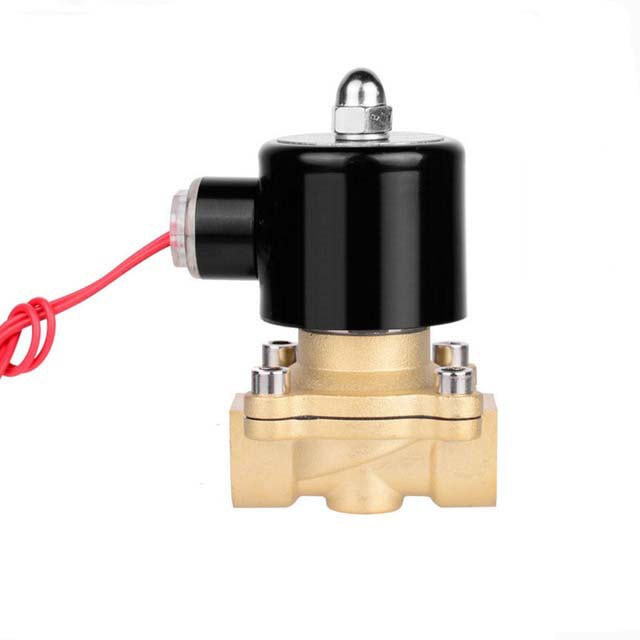 Jual Electric Solenoid Water Valve 220V / Alat Otomatis Air Gas Oli ...