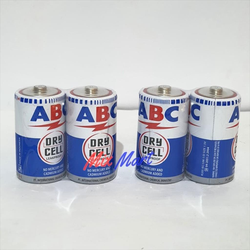 Jual Baterai ABC Size C R14C IEC / UM-2 1,5 Volt | Shopee Indonesia